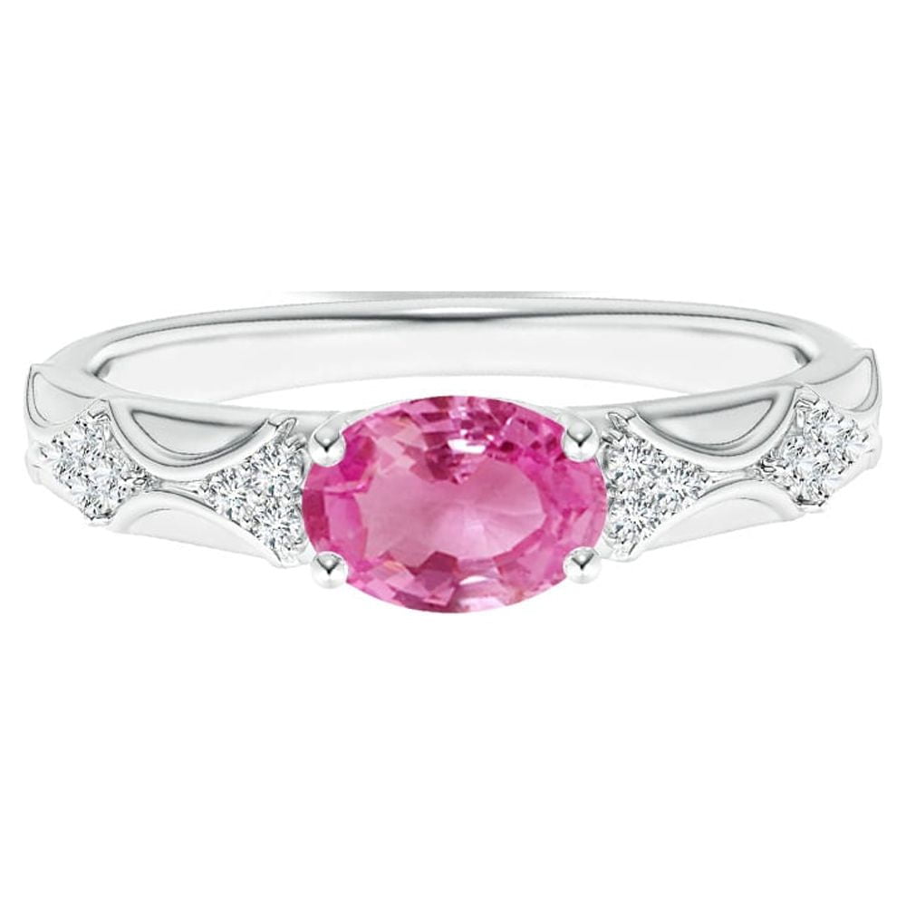 Cluster Band 925 Sterling Silver Oval 0.50 Ctw Pink Tourmaline Women ...