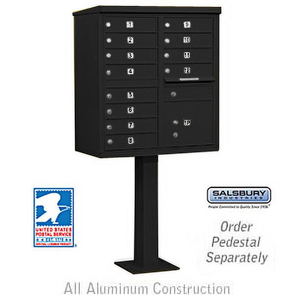 Cluster Box Unit (Includes Pedestal and Master Commercial Locks) - 12 A ...