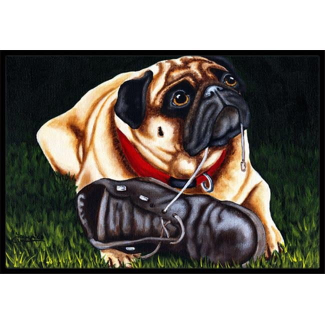 Cluster Buster the Pug Indoor or Outdoor Mat 24 x 36 - Walmart.com