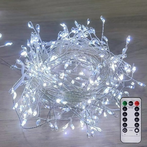 Cluster Fairy Christmas Lights, Copper Wire Firecracker Light String ...