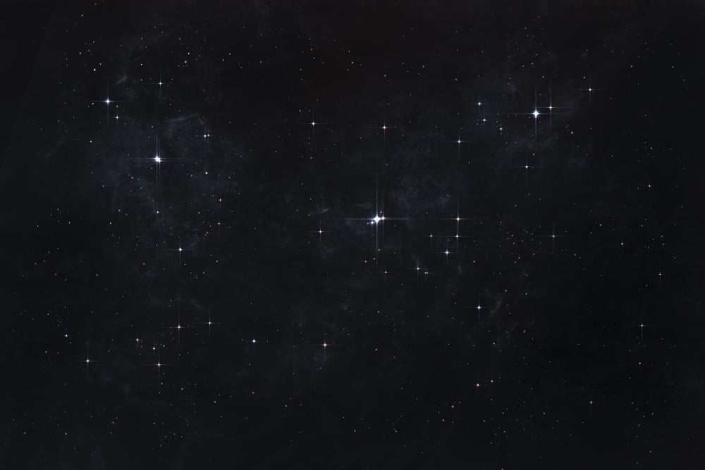 Cluster of stars in outer space, each consisting of it's own unique ...