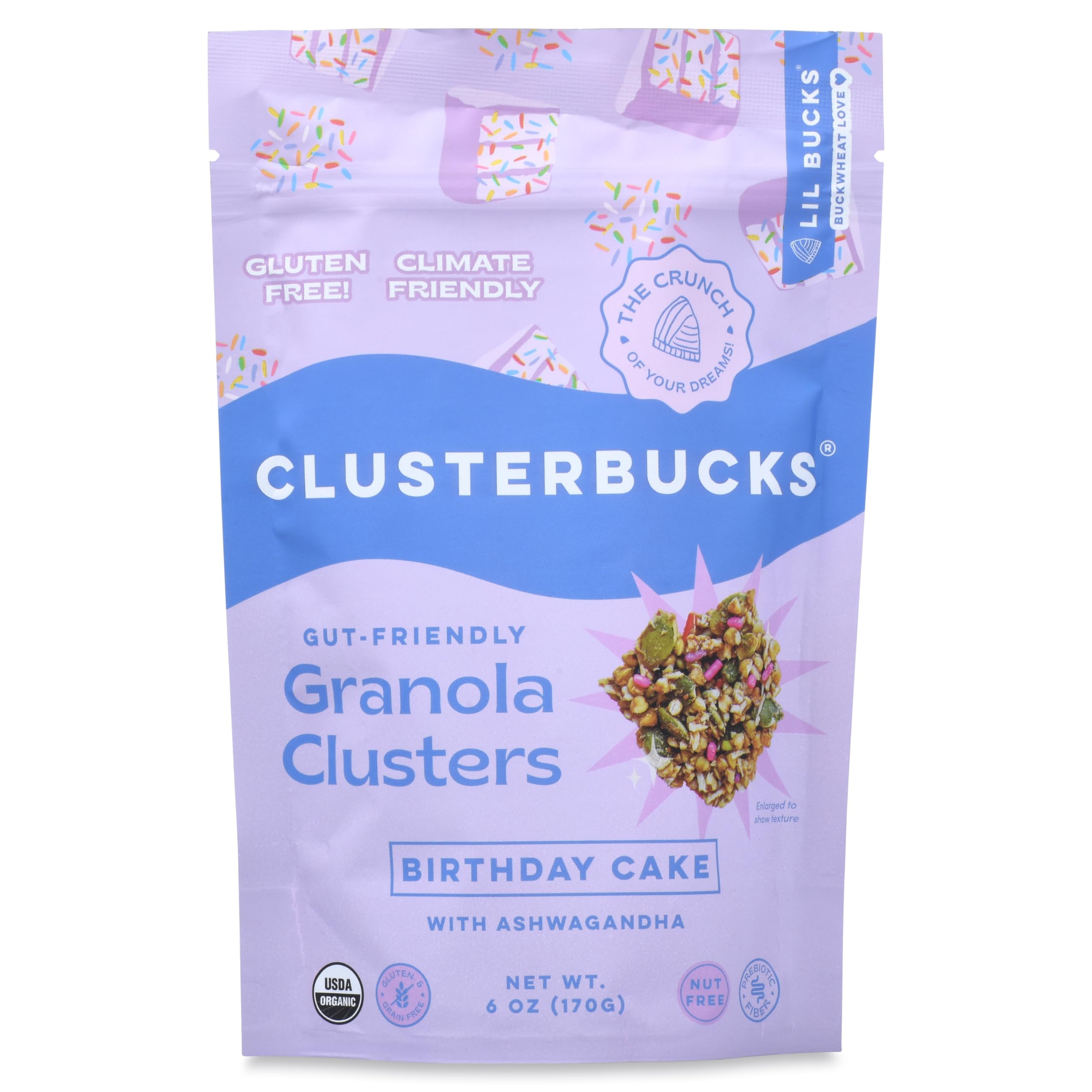 Clusterbucks Gut Friendly Granola Clusters made with H2FSDSprouted ...