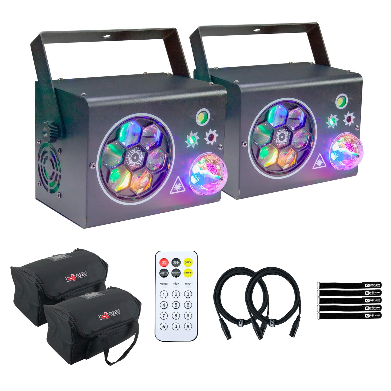 Clutch BEAM-BOX 40W RGBY LED Motion Light Box Fixture w/Strobe, Laser ...