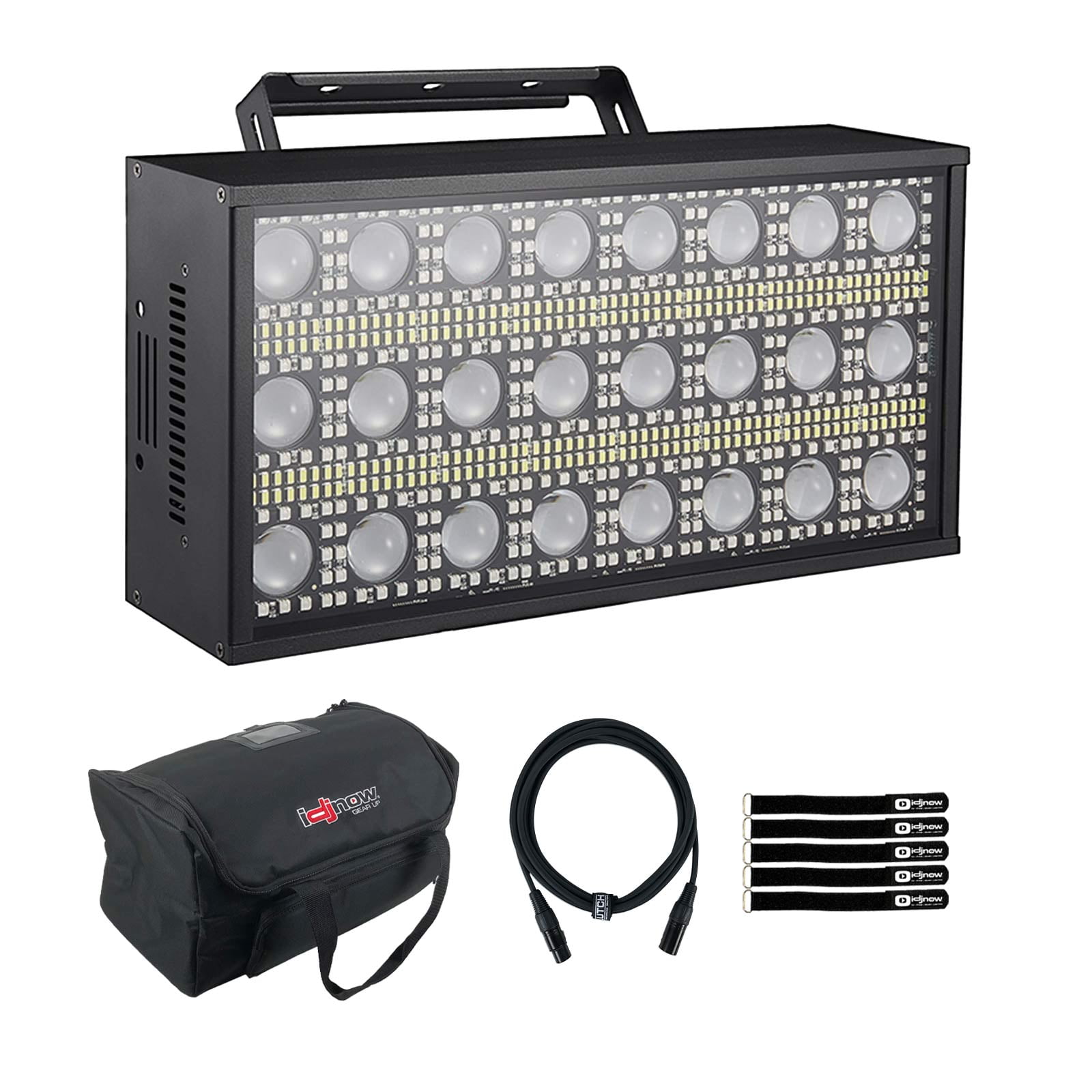 Clutch BEAM-FLASH 150W RGBW LED Motion Strobe Light Panel Fixture with ...