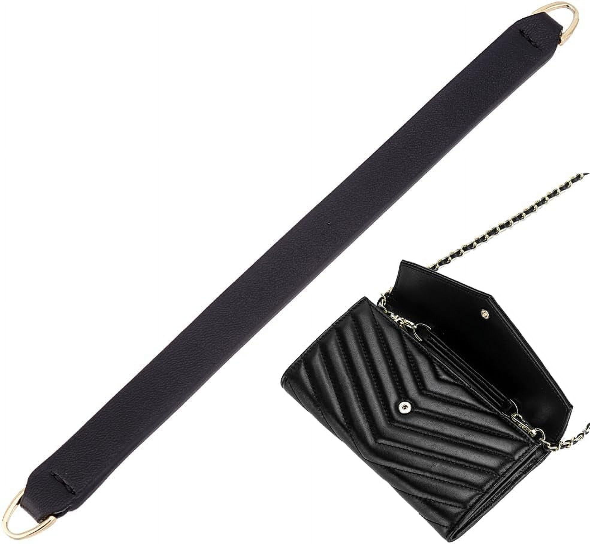 Clutch Bag Conversion Leather Strip 7.3 Inch DIY Purse Chain Strap ...