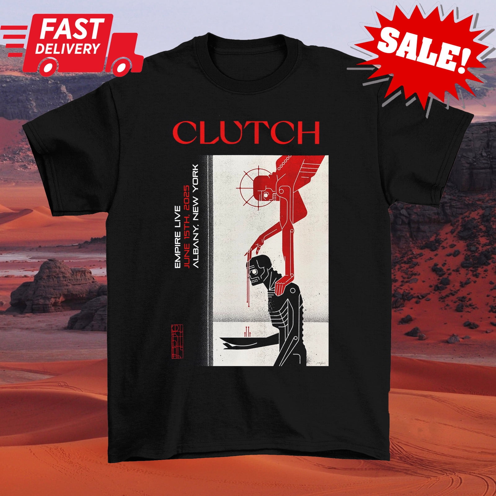 Clutch Band Poster Summer Tour Shirt UniNew Black S-5XL 1P0280 ...