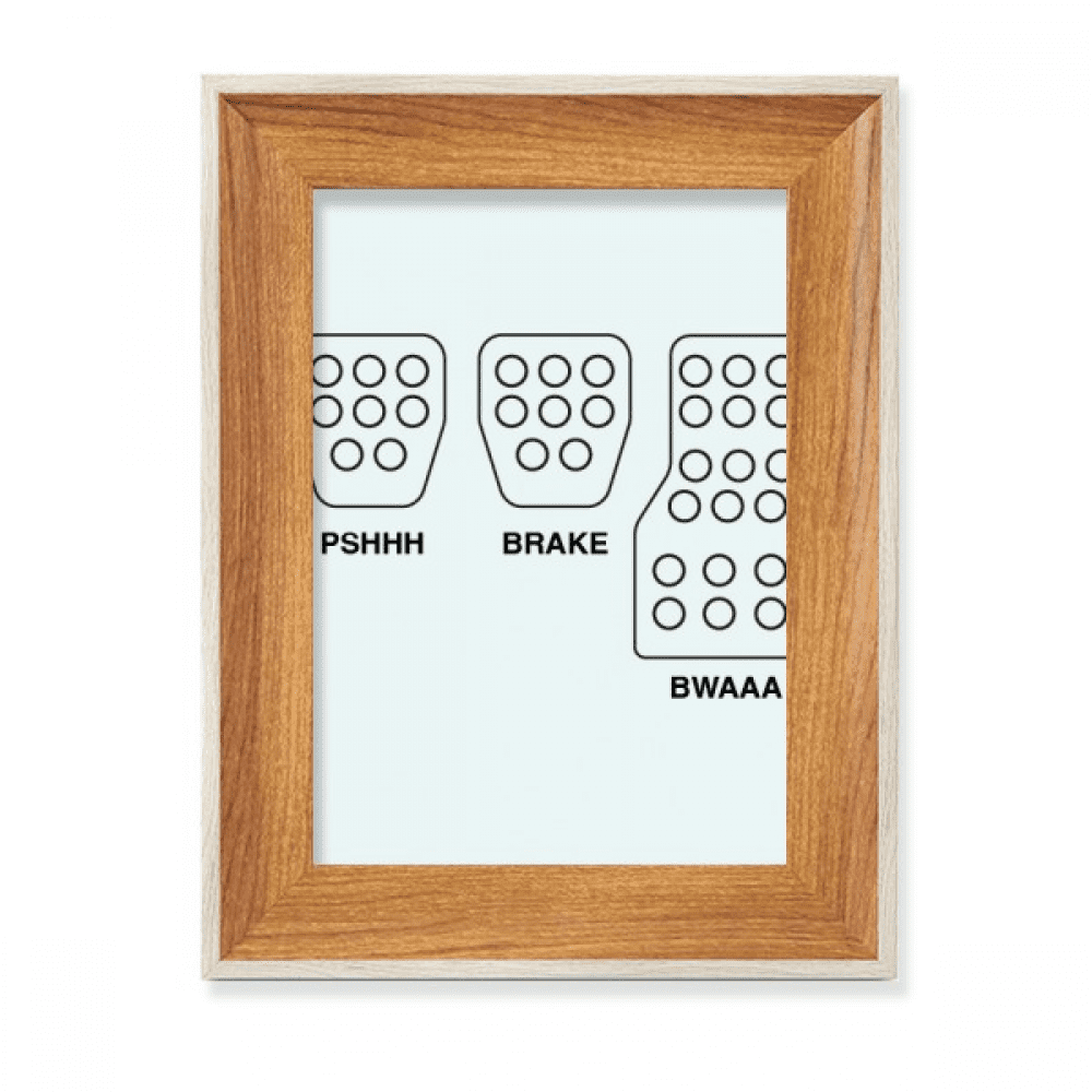 Clutch Brake Accelerator Pedal Desktop Wooden Photo Frame Display ...