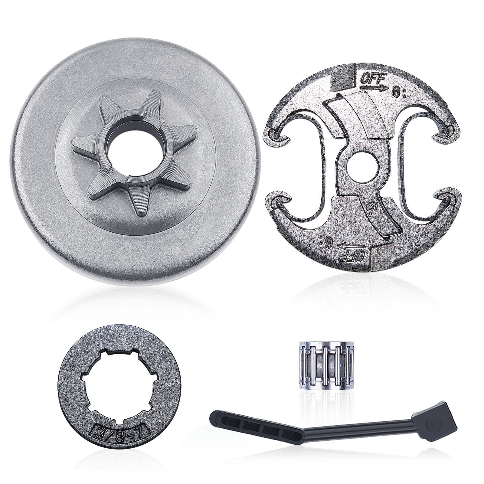 Clutch Drum Assy Sprocket Rim Worm Gear Kit For Husqvarna 455 460 ...