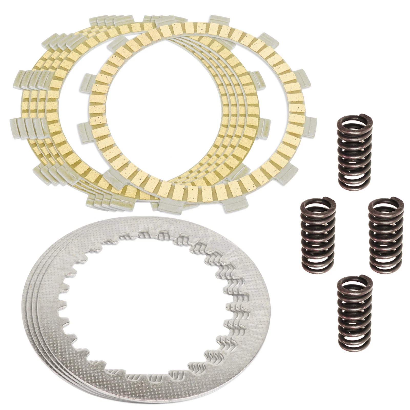 Clutch Friction Steel Plates And Springs for Yamaha XV250 V-Star 250 ...