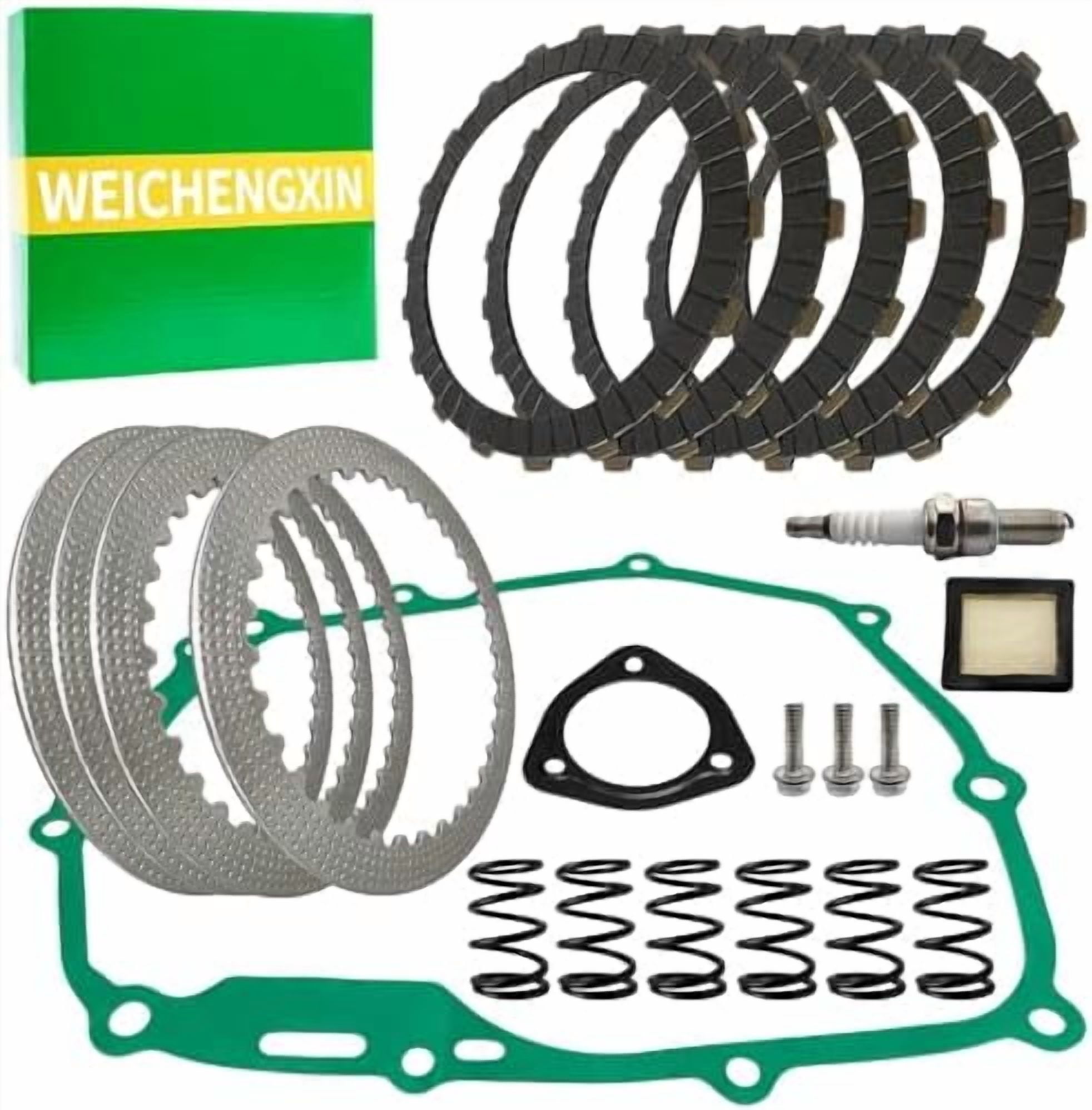Clutch Kit Heavy Duty Springs & Cover Gasket Compatible with Honda Grom ...
