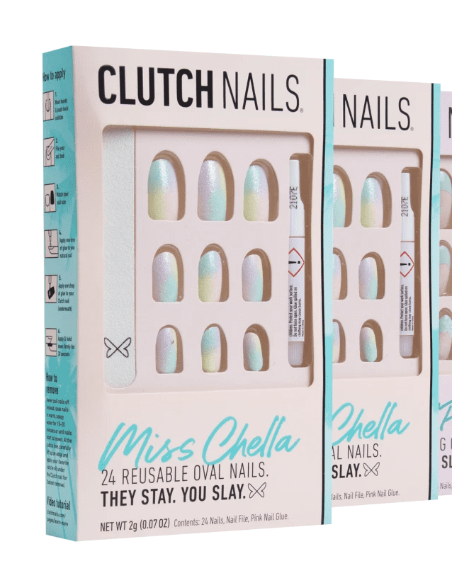 Clutch Nails - Miss Chella - PRESS ON NAILS 24ct - Walmart.com