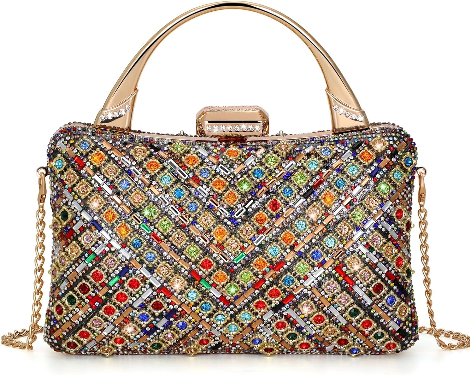 Clutch Purses for Women, Formal Evening Bag, Sparkly Rhinestone Purse for Party, Prom, Wedding ...