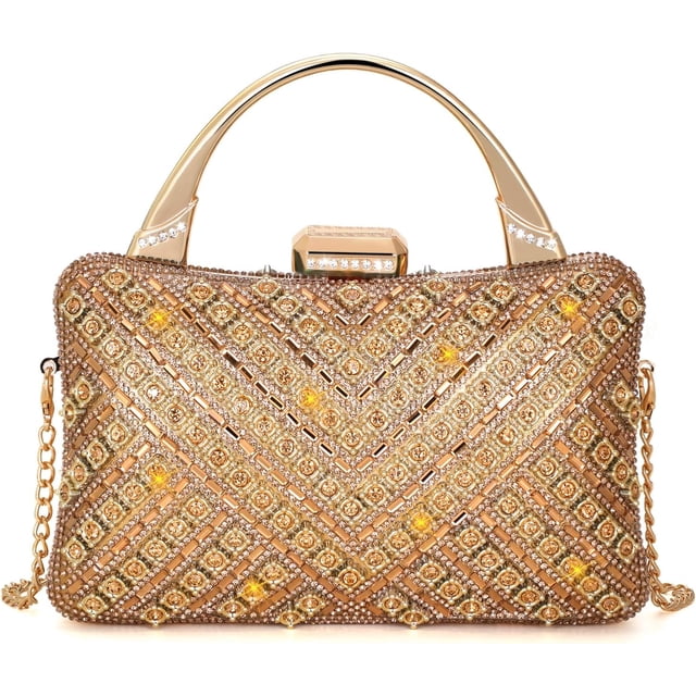 Clutch Purses for Women, Formal Evening Bag, Sparkly Rhinestone Purse ...