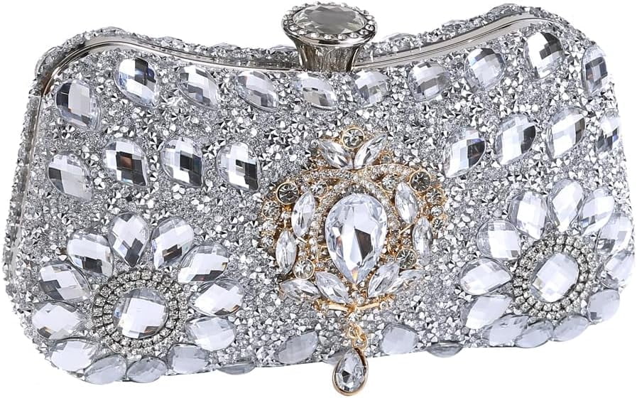 Clutch Purses for Women Rhinestone Evening Bag Sparkling Crystal ...