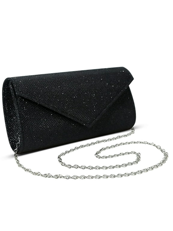 Floral Beaded Purses for Women- Gold Black Clutch Evening Bags for Party & Wedding - Walmart.com