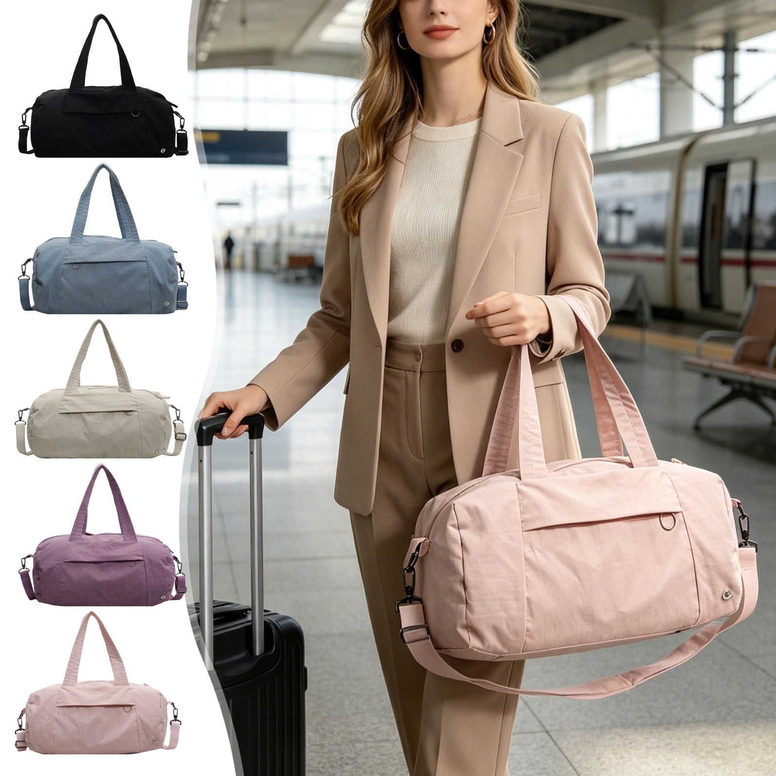 Clutch Tote Handbags Fmlxio Bucket Luggage Bag Women's Travel Bag ...