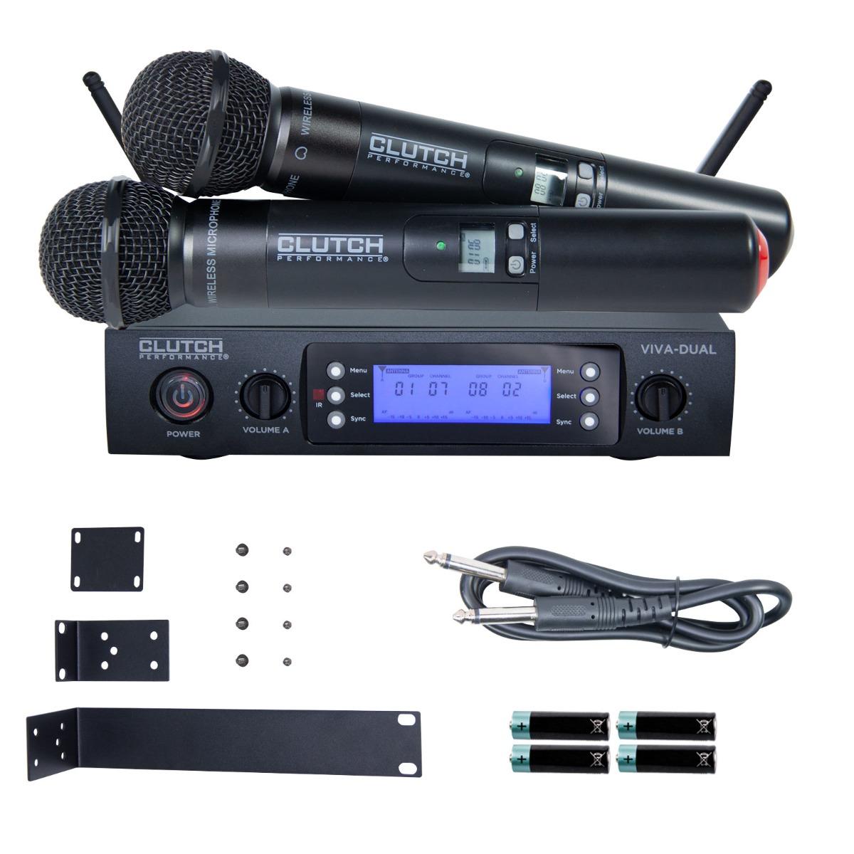 Sound Town Professional Dual-Channel UHF Handheld Wireless Microphone System with LED Display, 2 ...