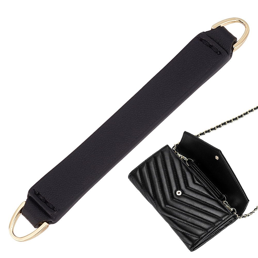 Clutch bag Conversion Leather Strip 3.7 Inch DIY Purse Chain Strap ...