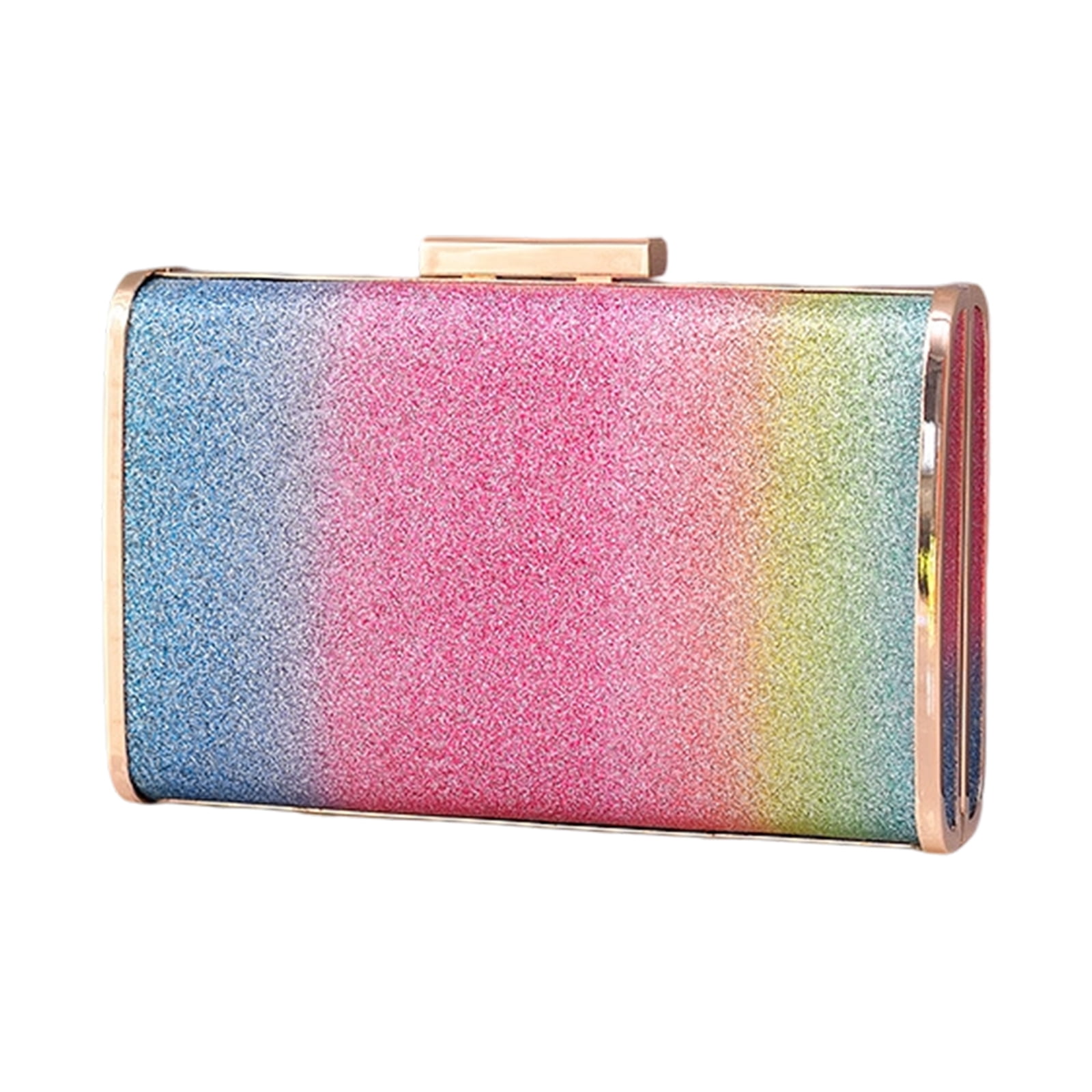 Clutches Purse for Women Shoulder Crossbody Bag Evening Bags Rainbow ...
