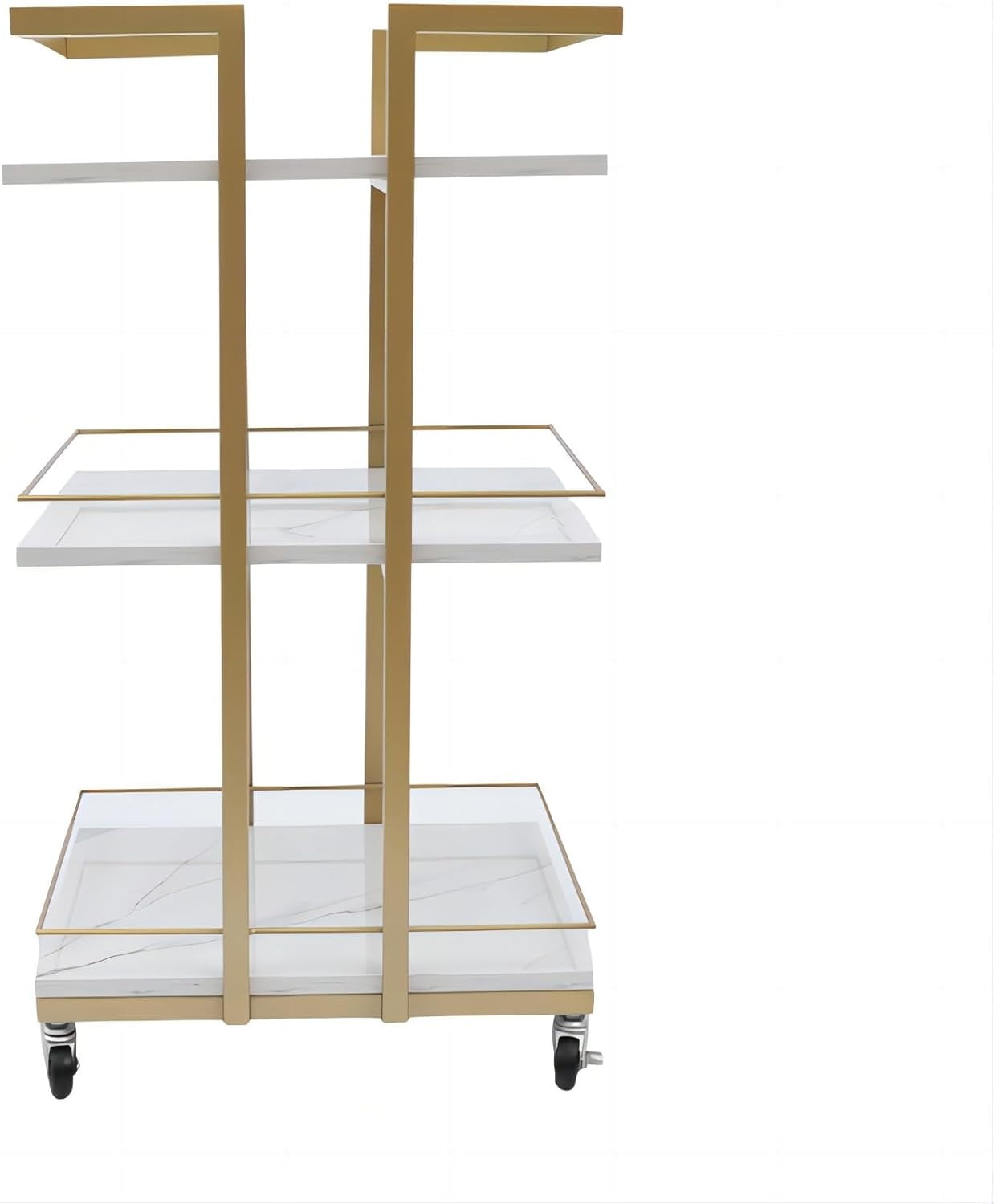 Clutter Cart, Open Metal Storage Nail Care Cart Commercial Grade Heavy ...