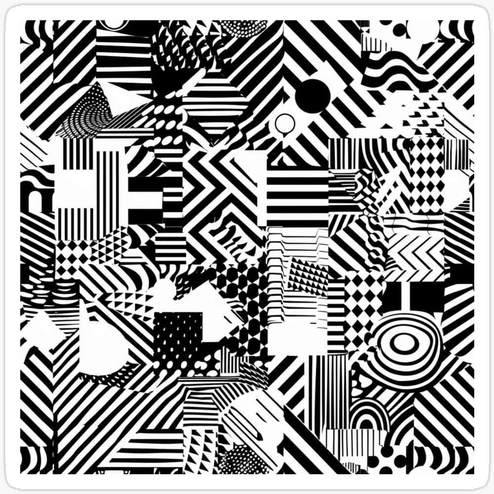 Cluttercore Style Sticker Kir-6405 - Walmart.com