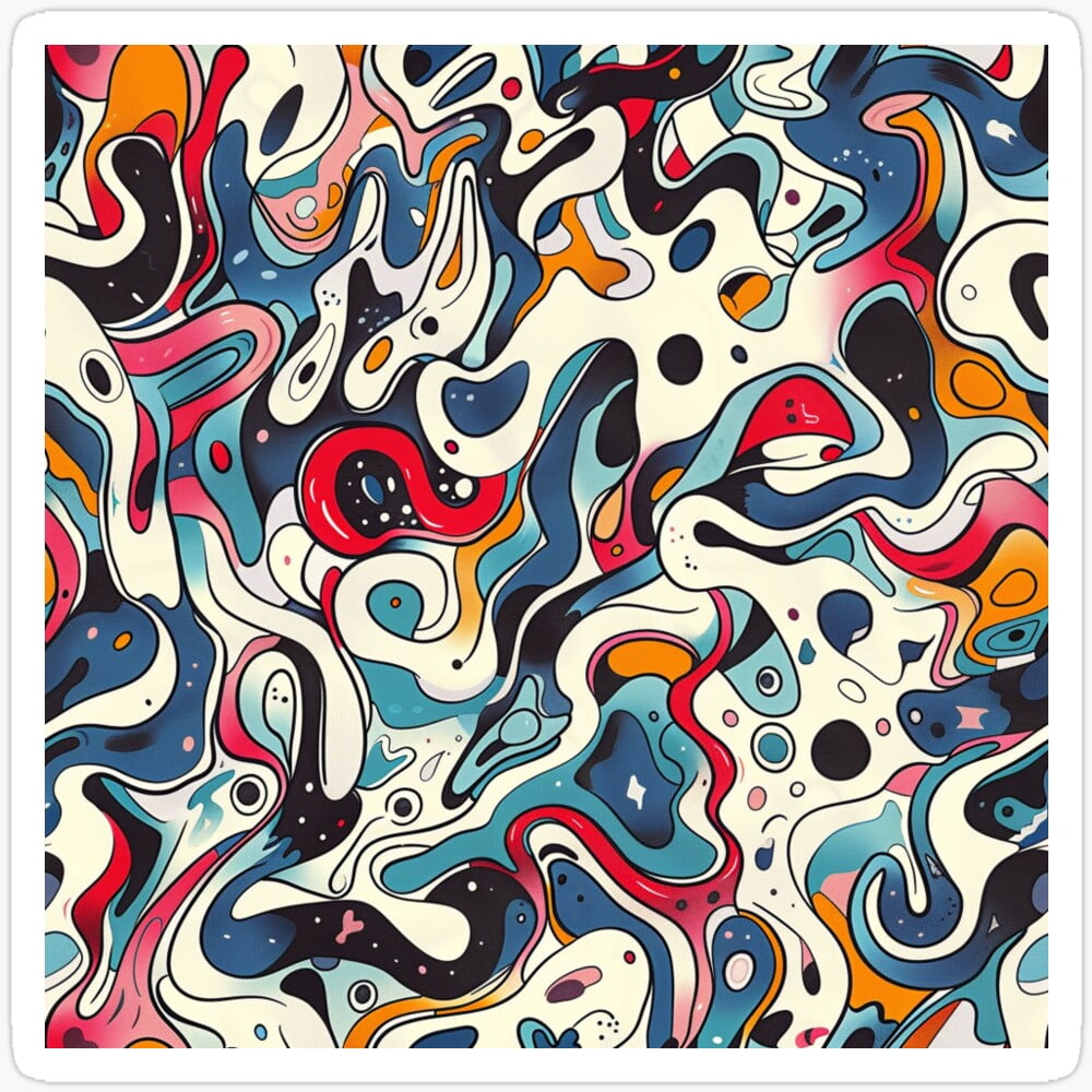 Cluttercore Style Sticker Kir-6409 - Walmart.com