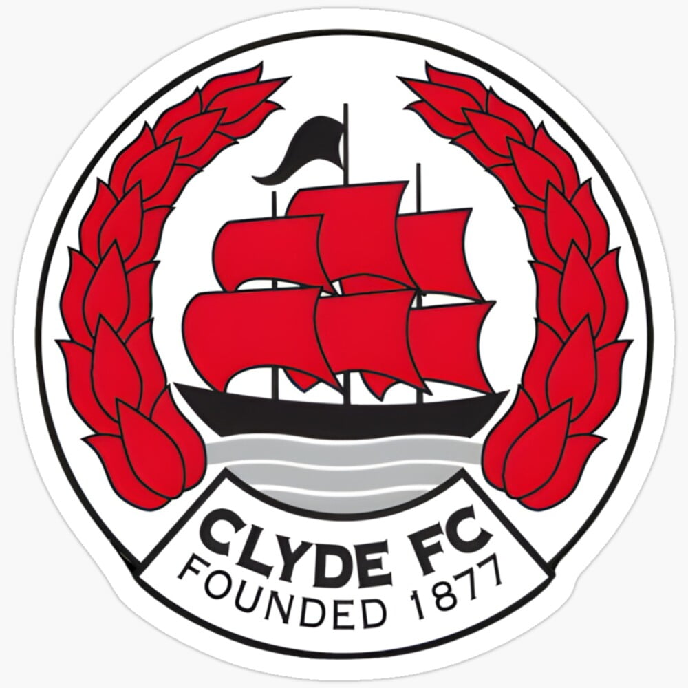 Clyde Fc Sticker Phone Decal Water Bottle Stickers Car Decals, Laptop ...