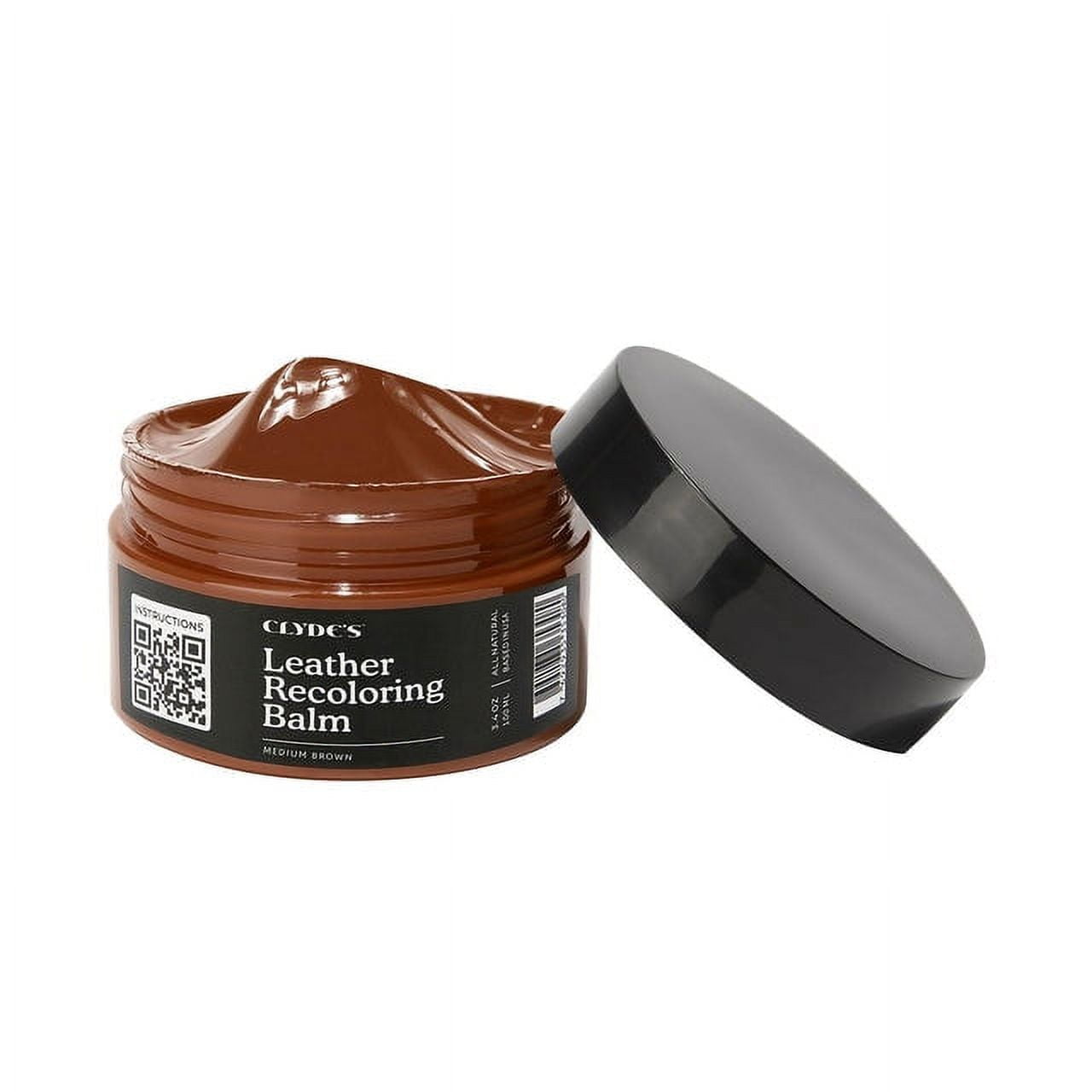 Clyde's™ Leather Recoloring Balm | Non Toxic Leather Color Restorer for ...