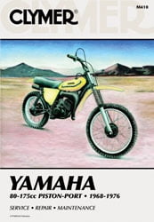 Clymer Repair/Service Manual '68-76 Yamaha 80-175cc Piston-Port Engines ...