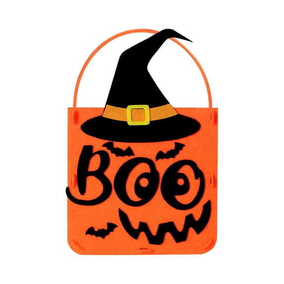 Cmafuca Halloween Bats Ghost Candy Bag Non-woven Fabric Funny Trick or ...