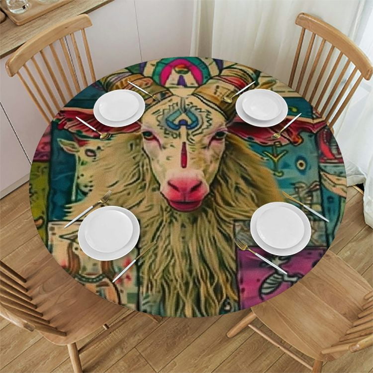 Cmefzd Vintage Tarot Cards Tablecloths Polyester Table Cloth for ...