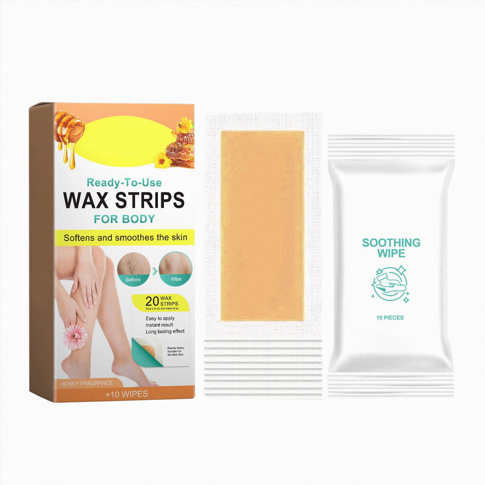 Cmegro Waxing Kit for Women & Men – 98% Natural Body Waxing Strips ...