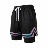 Cmfcve Plus Size Athletic Running Shorts for Men 7 Inch Inseam ...