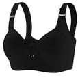 Cmfcve Women's Classic Style Bras Wireless Padded Bras Full Coverage ...