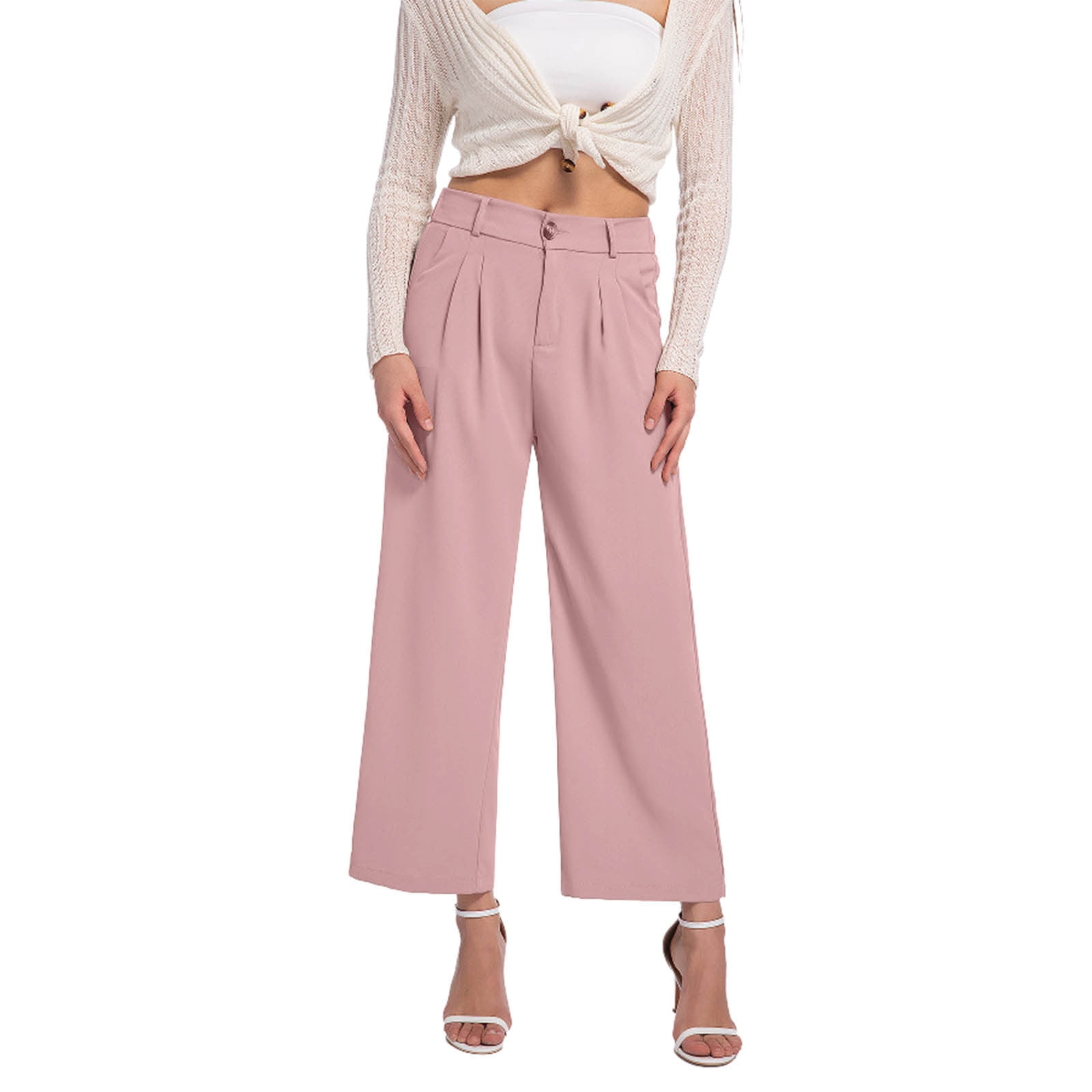 Cmfcve Women's Wear To Work Pants & Capris Versatile High Waist Lounge ...