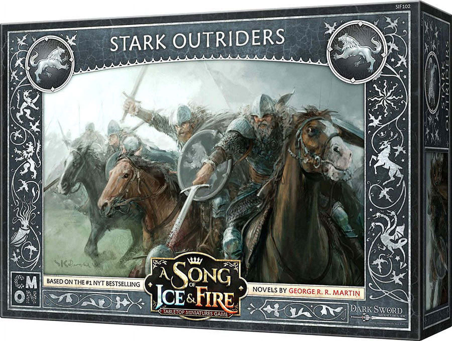 Cmon A Song of Ice & Fire: Tabletop Miniatures Game - Stark Outriders ...