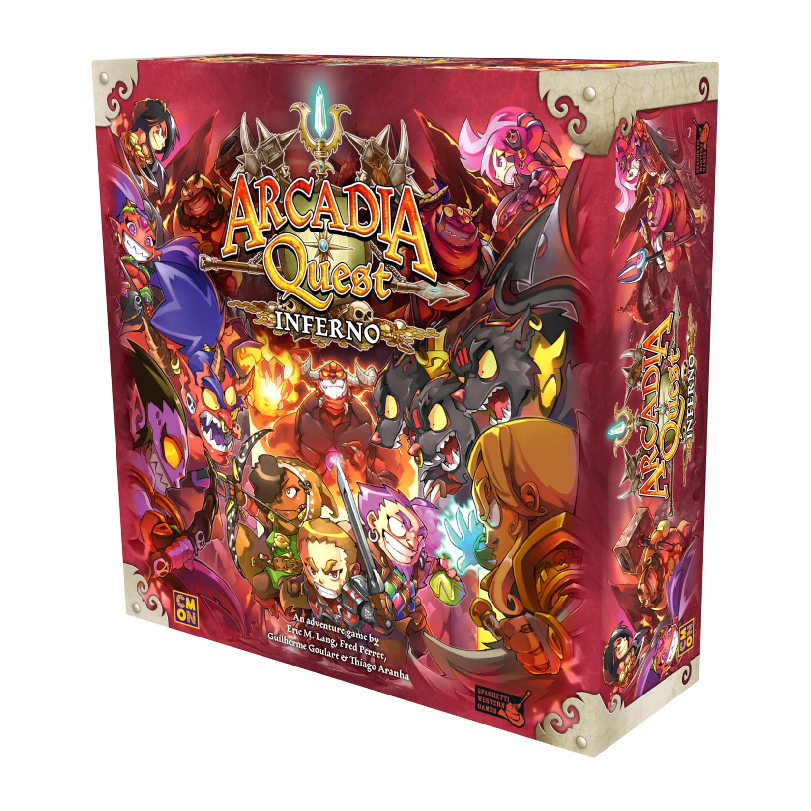 Cmon Arcadia Quest: Inferno Board Game - Walmart.com