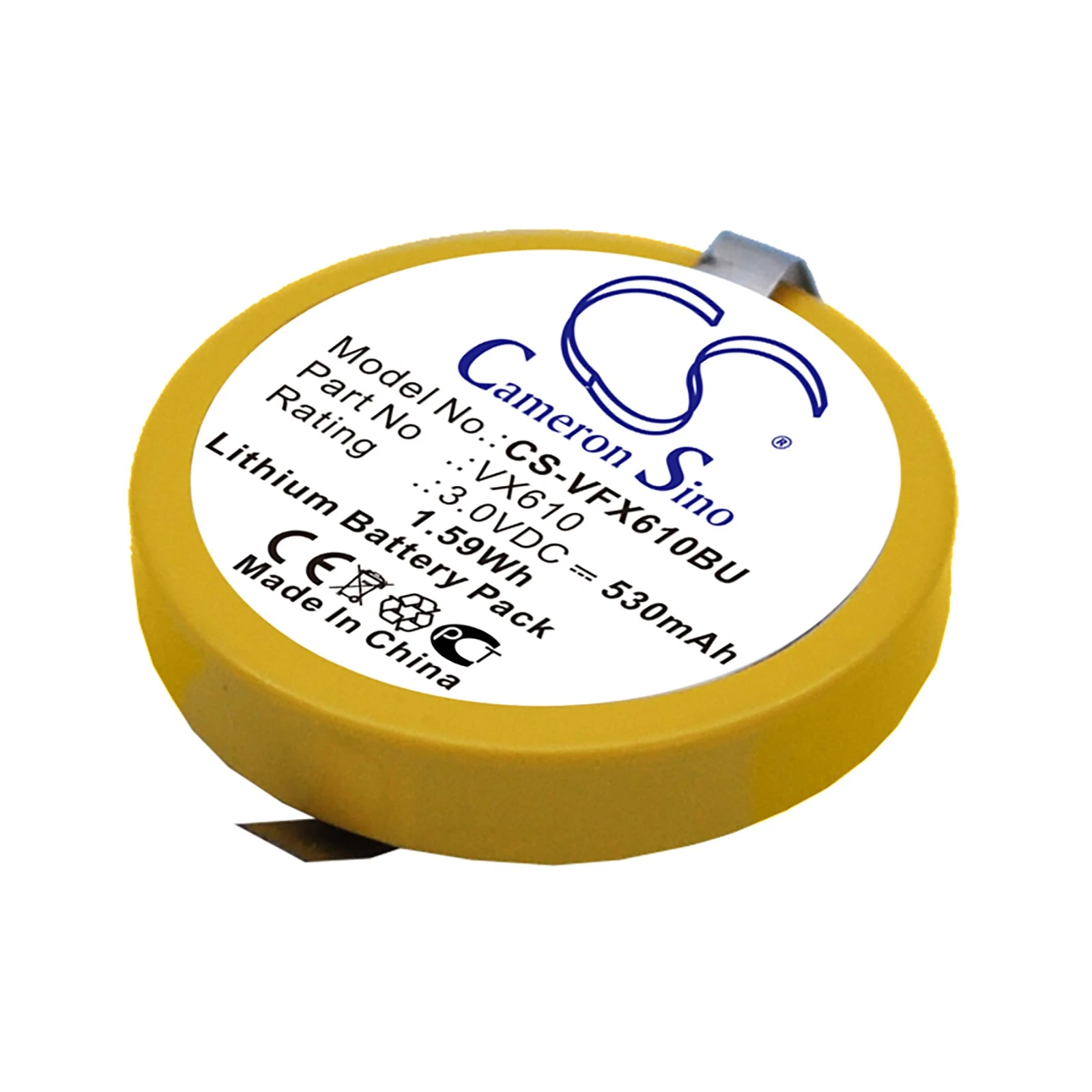 Cmos Battery For Verifone Vx610 Wireless Credit Card Mac Terminal Cs ...