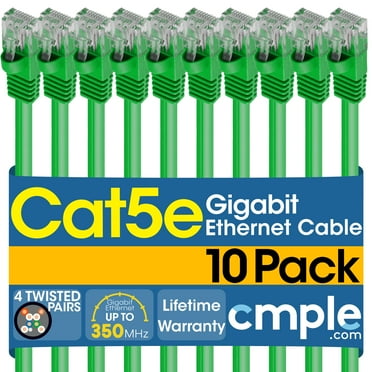 Mediabridge Ethernet Cable (100 Feet) - Supports Cat6 / Cat5e / Cat5 ...