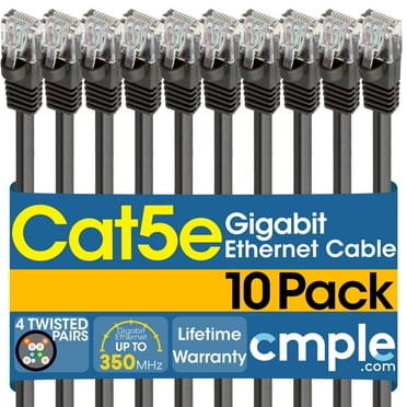 Mediabridge Ethernet Cable (100 Feet) - Supports Cat6 / Cat5e / Cat5 ...