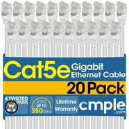 Mediabridge Ethernet Cable (100 Feet) - Supports Cat6 / Cat5e / Cat5 ...