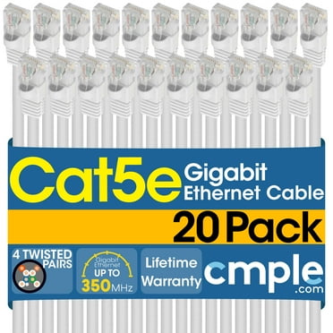 Mediabridge Ethernet Cable (100 Feet) - Supports Cat6 / Cat5e / Cat5 ...