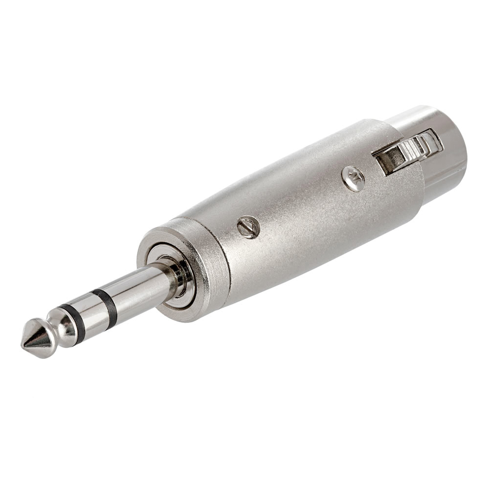Cmple - 3P XLR Jack to 6.35mm Stereo Plug Adapter - Walmart.com