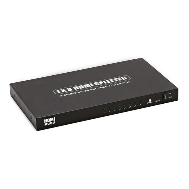 Cmple 8 Ports HDMI Powered Splitter 1x8 for Full HD 4K @30Hz & 3D ...