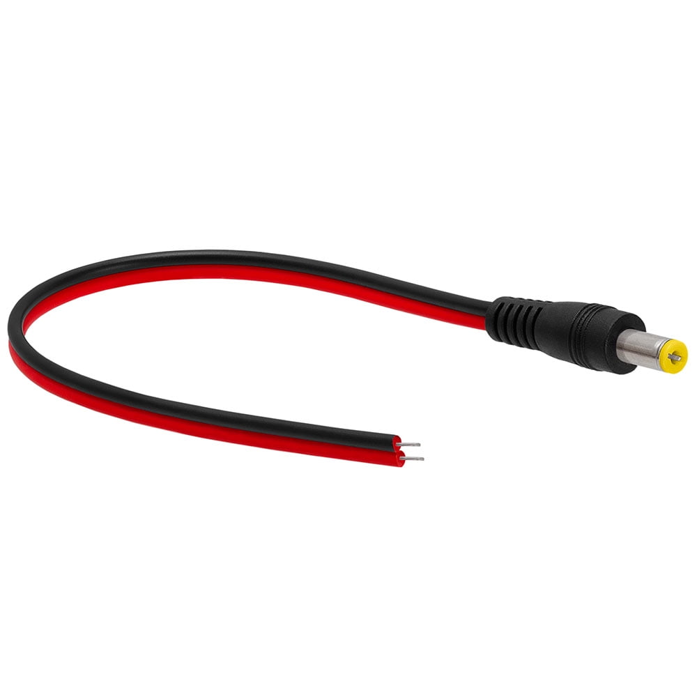 Cmple - CCTV Male Power Lead Cable Connector for Security Cameras ...