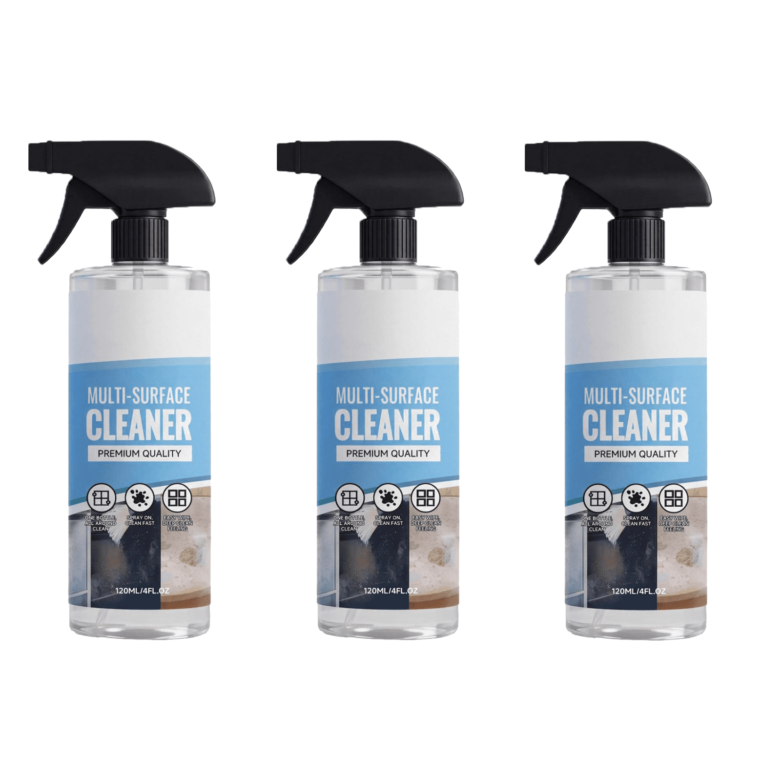 Cmunyle 3 PC Gentle Multi‑Surface Home Cleaning Spray Safe Non ...