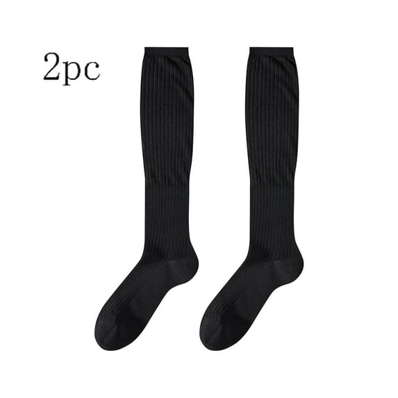 Cmunyle 5 Pairs Women Solid Color Thin Style Pile Socks Breathable ...