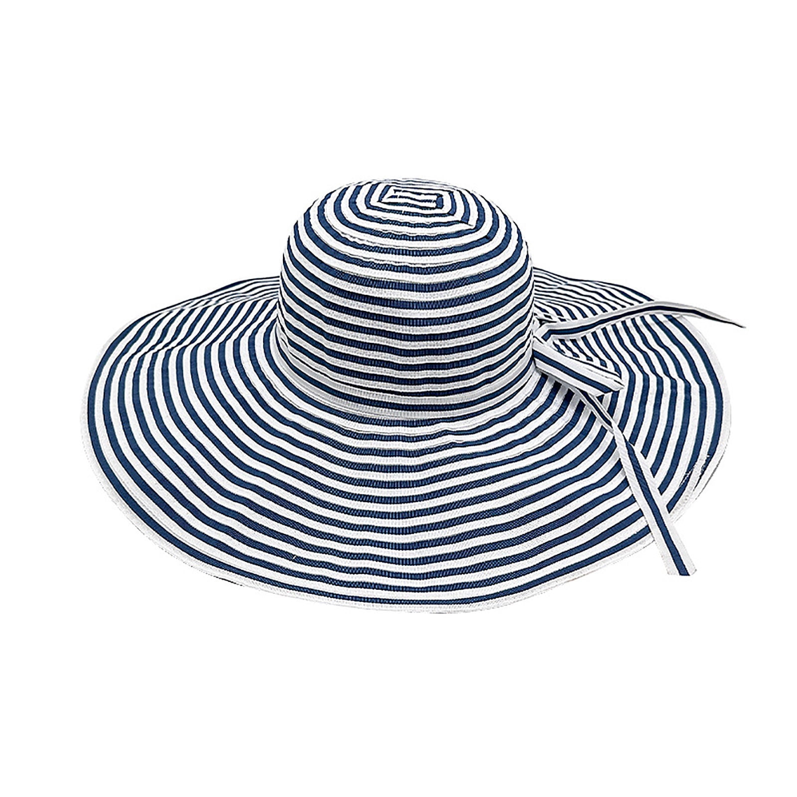 Cmunyle Oversized Brim Sun Hat For Women Foldable Beach Vacation Sun ...