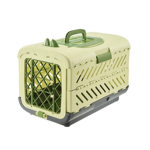 Cmunyle Pet Carrier Foldable Travel Crate For Dogs And Cats With Top ...