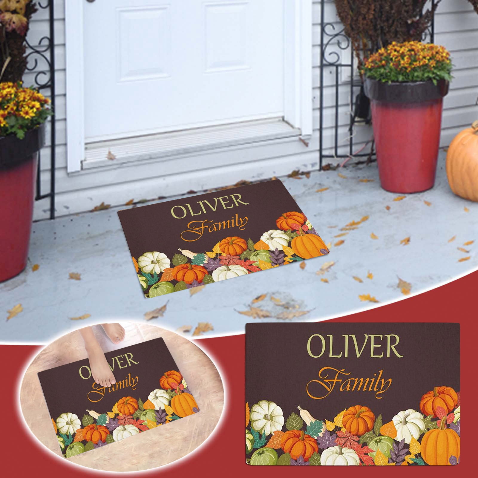 Cmunyle Rugs for Living Room,Floor Mats,New Door Mat Non Slip Mat ...